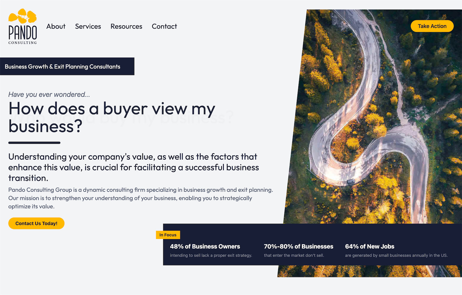 Work By Efinity: Pando Consulting Group